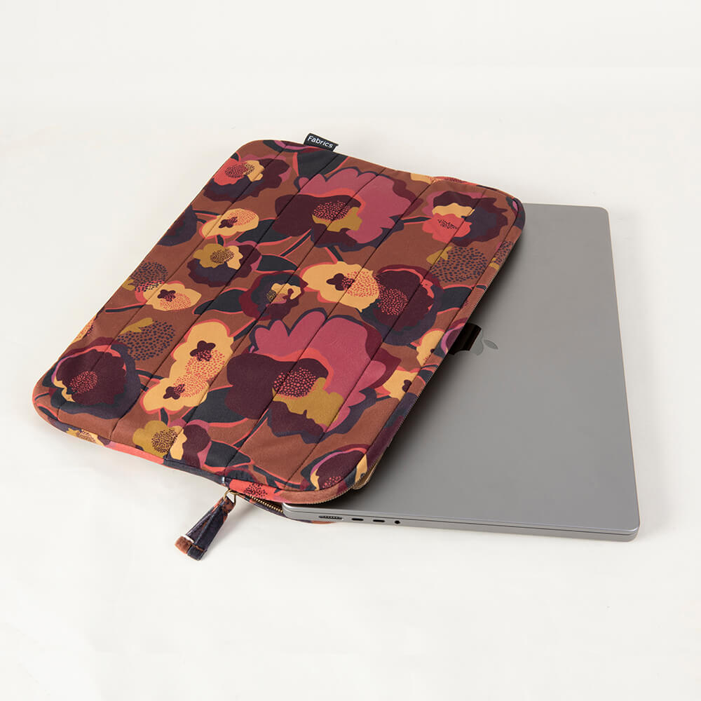 Funda Laptop 16' Velvet Retro Caramelo - Fabrics
